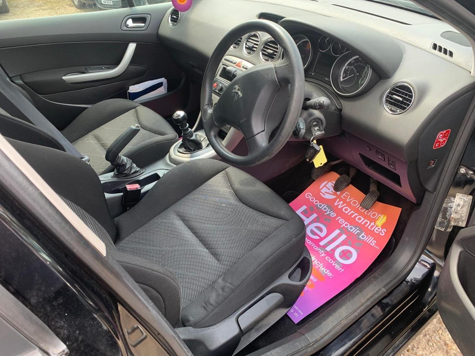 SOLD - Used PEUGEOT 308 2011 Black in Norwich, Norfolk | Oak Street ...