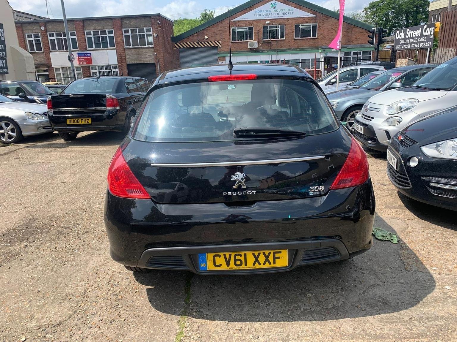 SOLD - Used PEUGEOT 308 2011 Black in Norwich, Norfolk | Oak Street ...